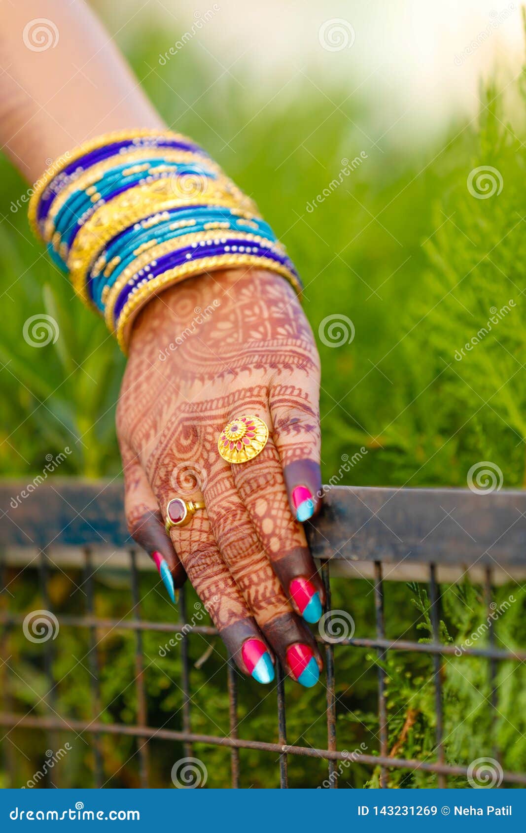 Bangles bride hand stock image. Image of decoration - 143231269