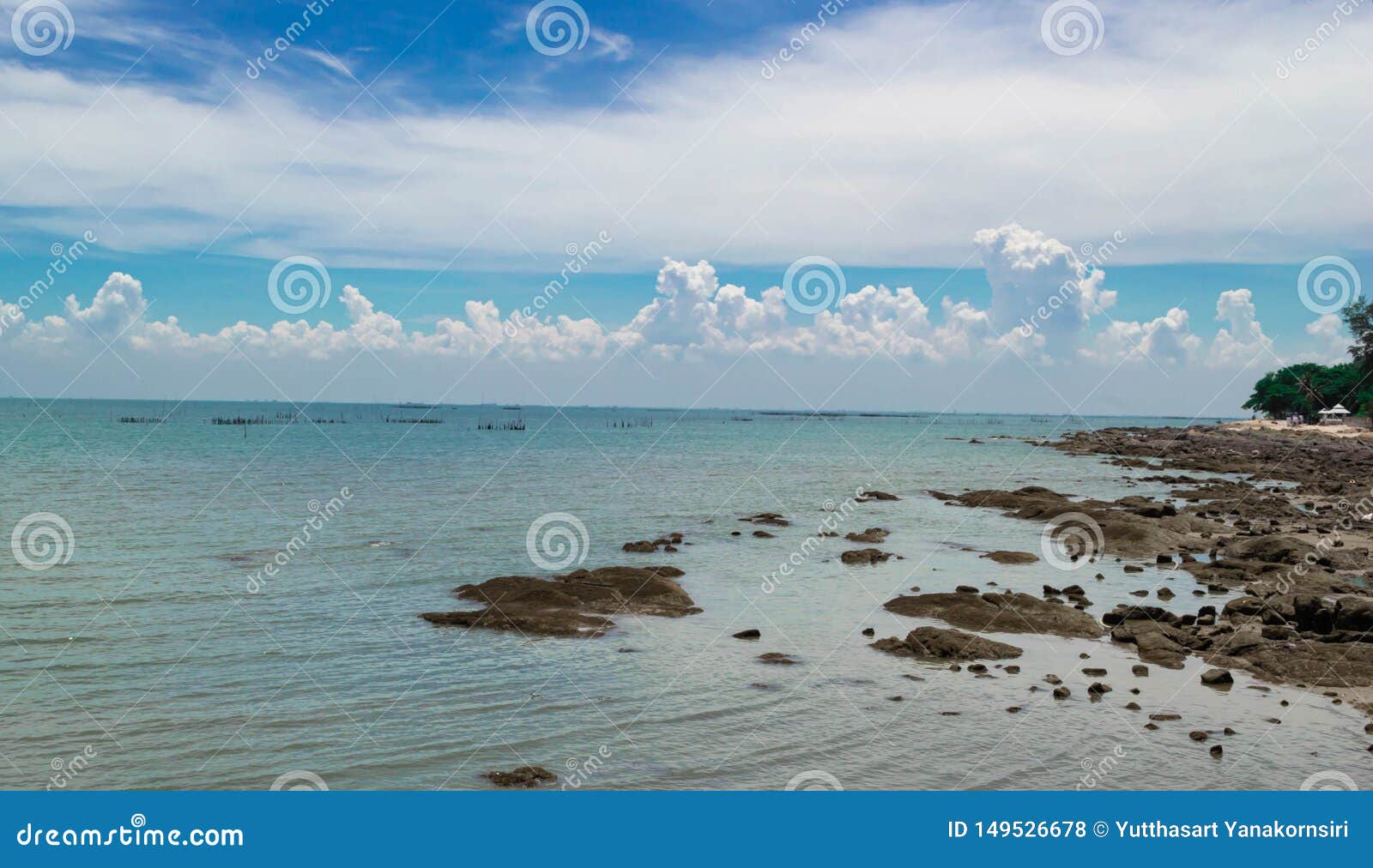 Bangsaen Beach, Chon Buri, Thailand Stock Photo - Image of buri ...