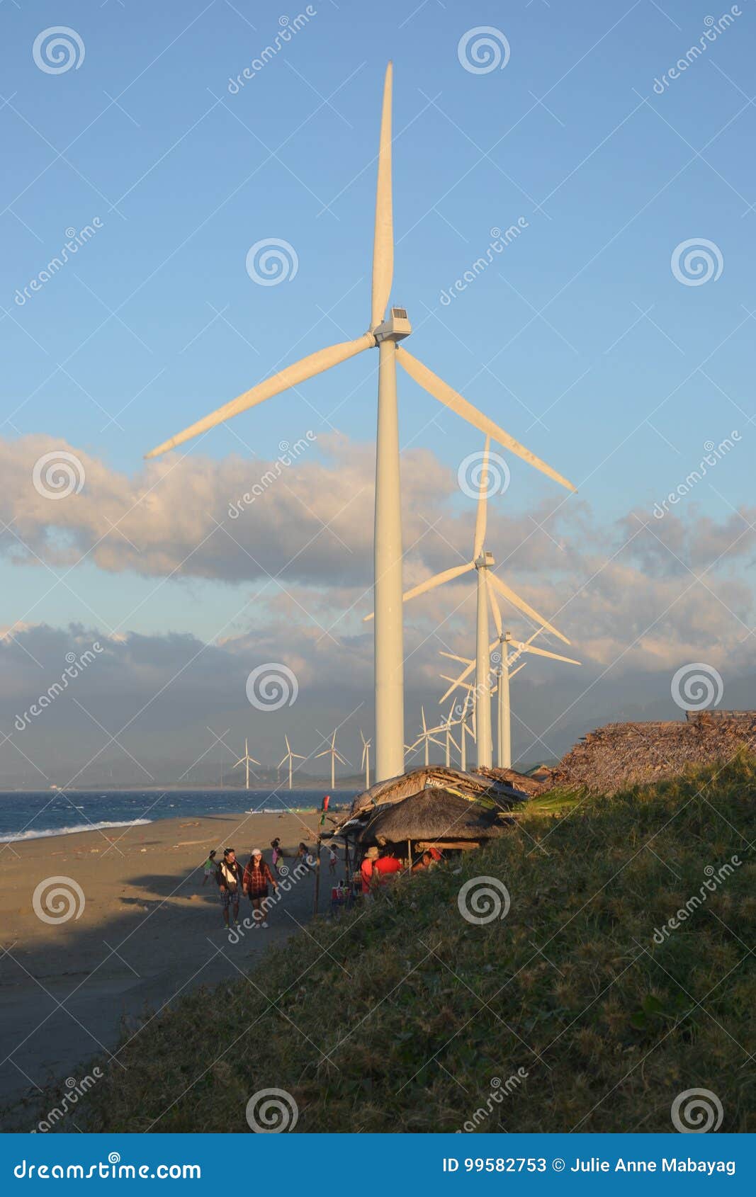Bangui windmill editorial stock photo. Image of bangui - 99582753