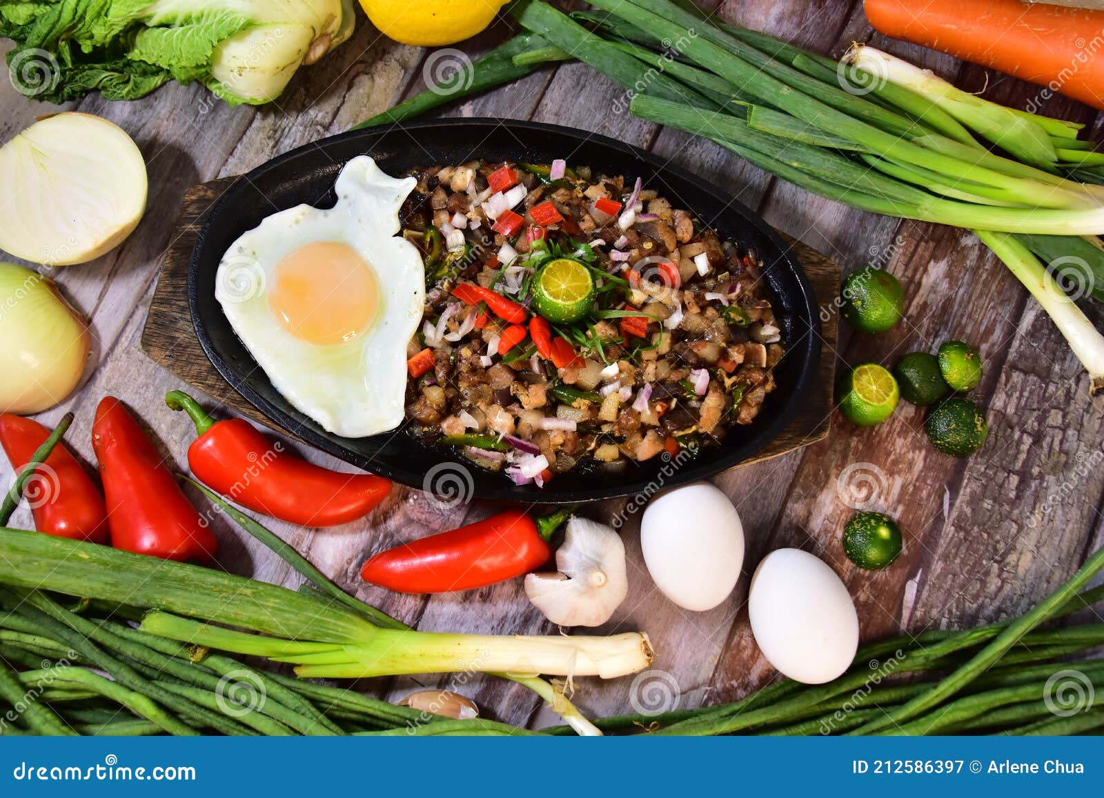 Bangsilog - Milk Fish (bangus) Served With Garlic Rice (sinangag), Egg ...