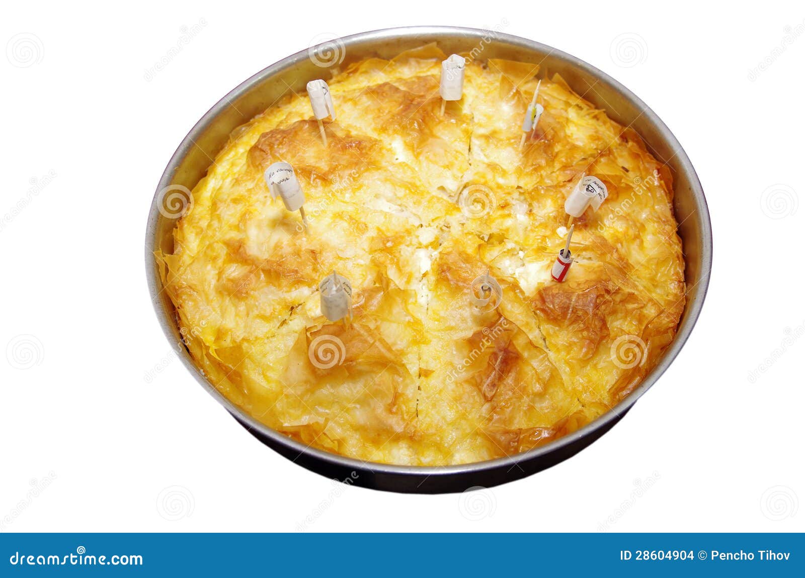 Banitza stock photo. Image of fortune, breakfast, filo - 28604904