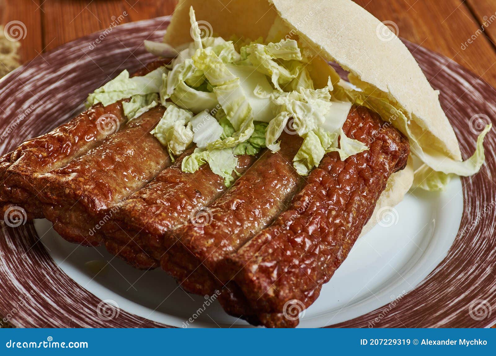 Banjalucki cevapi stock image. Image of roast, paprika - 207229319