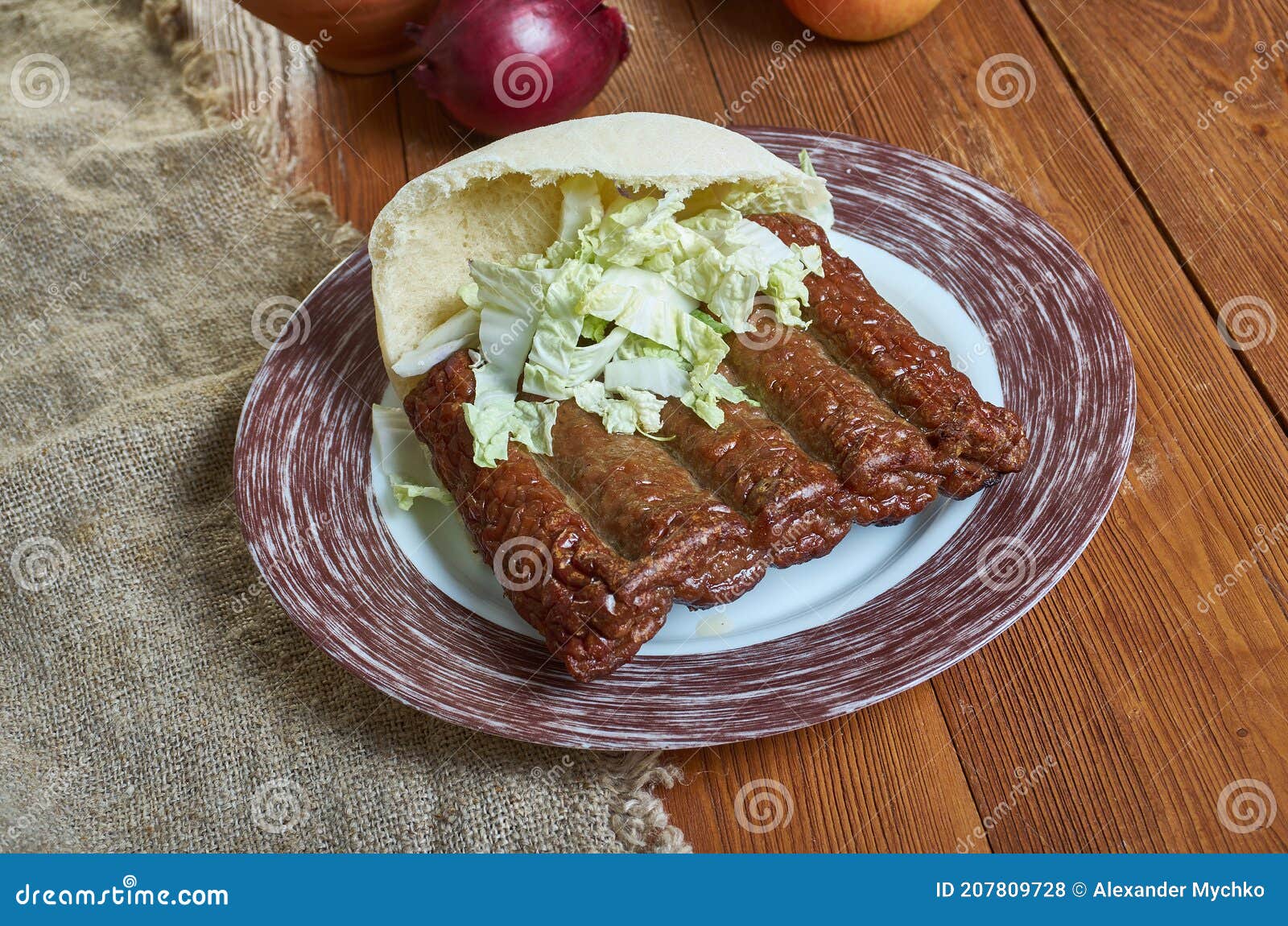 Banjalucki cevapi stock photo. Image of dish, cooked - 207809728