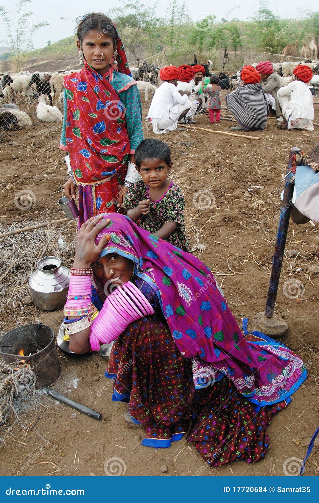 Banjara Tribes in India editorial stock image. Image of children - 17720684