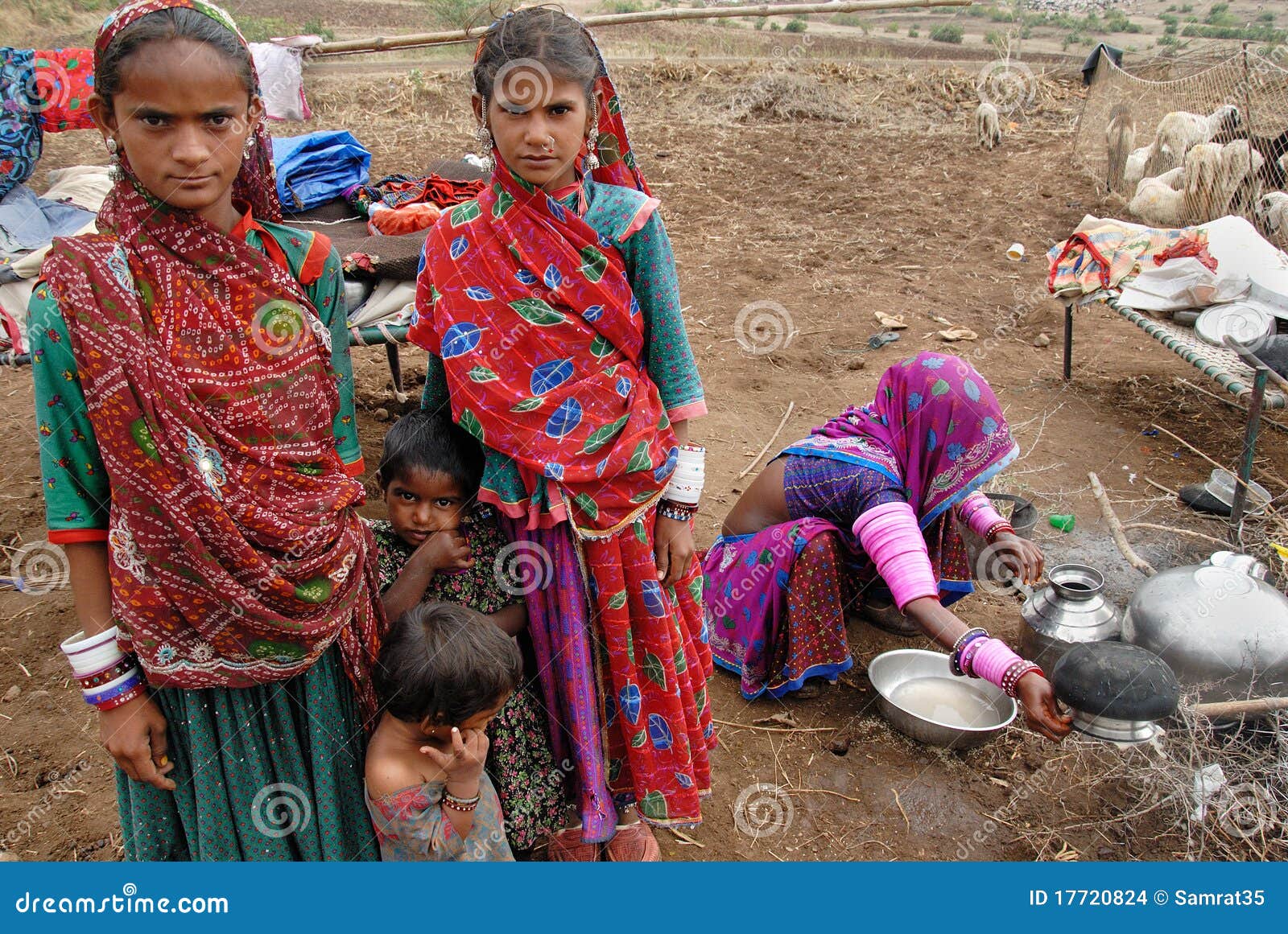 Banjara Tribes in India editorial stock image. Image of family - 17720824