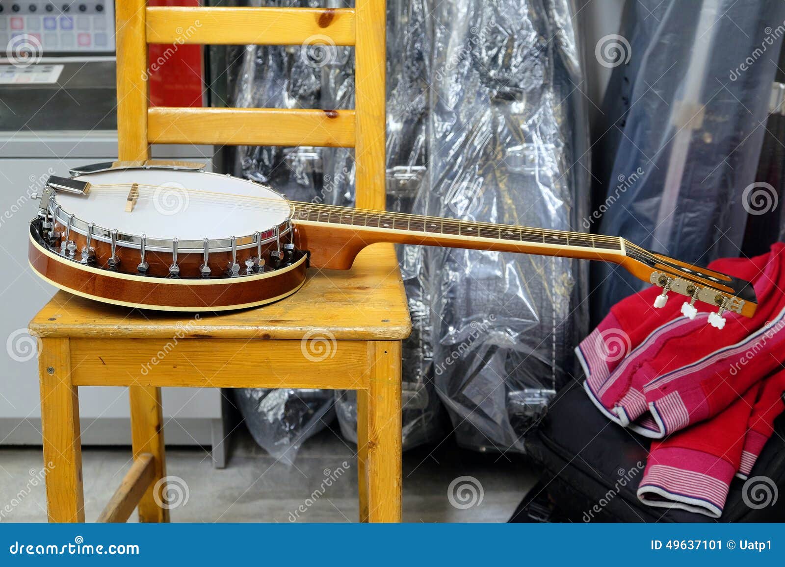 Banjo stock image. Image of instrument, traditional, folk - 49637101