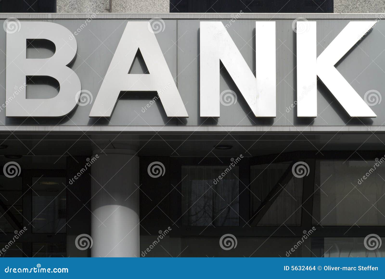 Bank stock photo. Image of business, architecture, share - 5632464