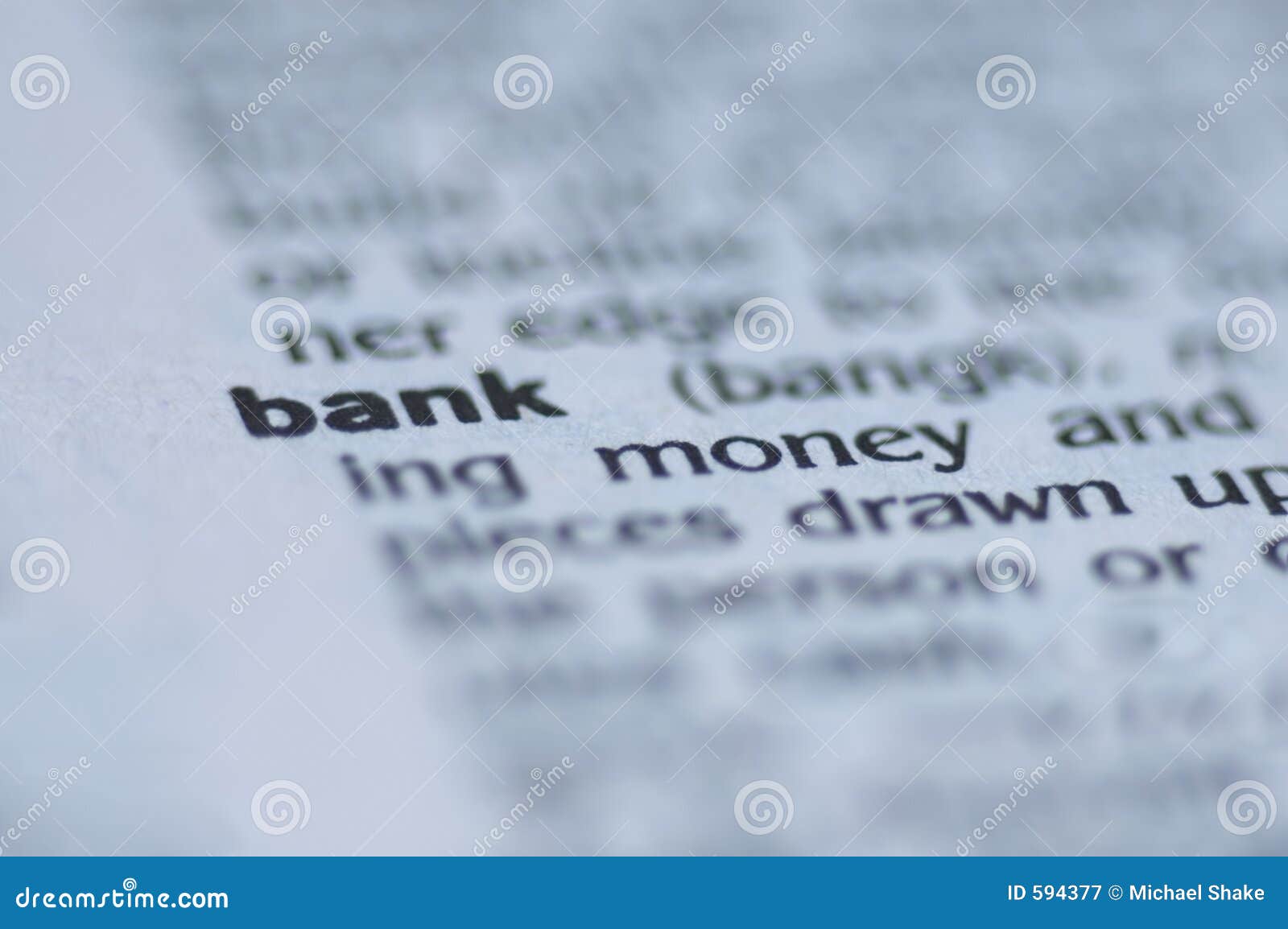Bank stock image. Image of banking, word, dictionary, closeup - 594377
