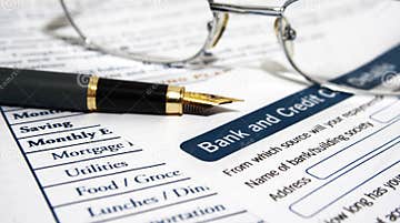 Bank application stock photo. Image of banks, definition - 14219124