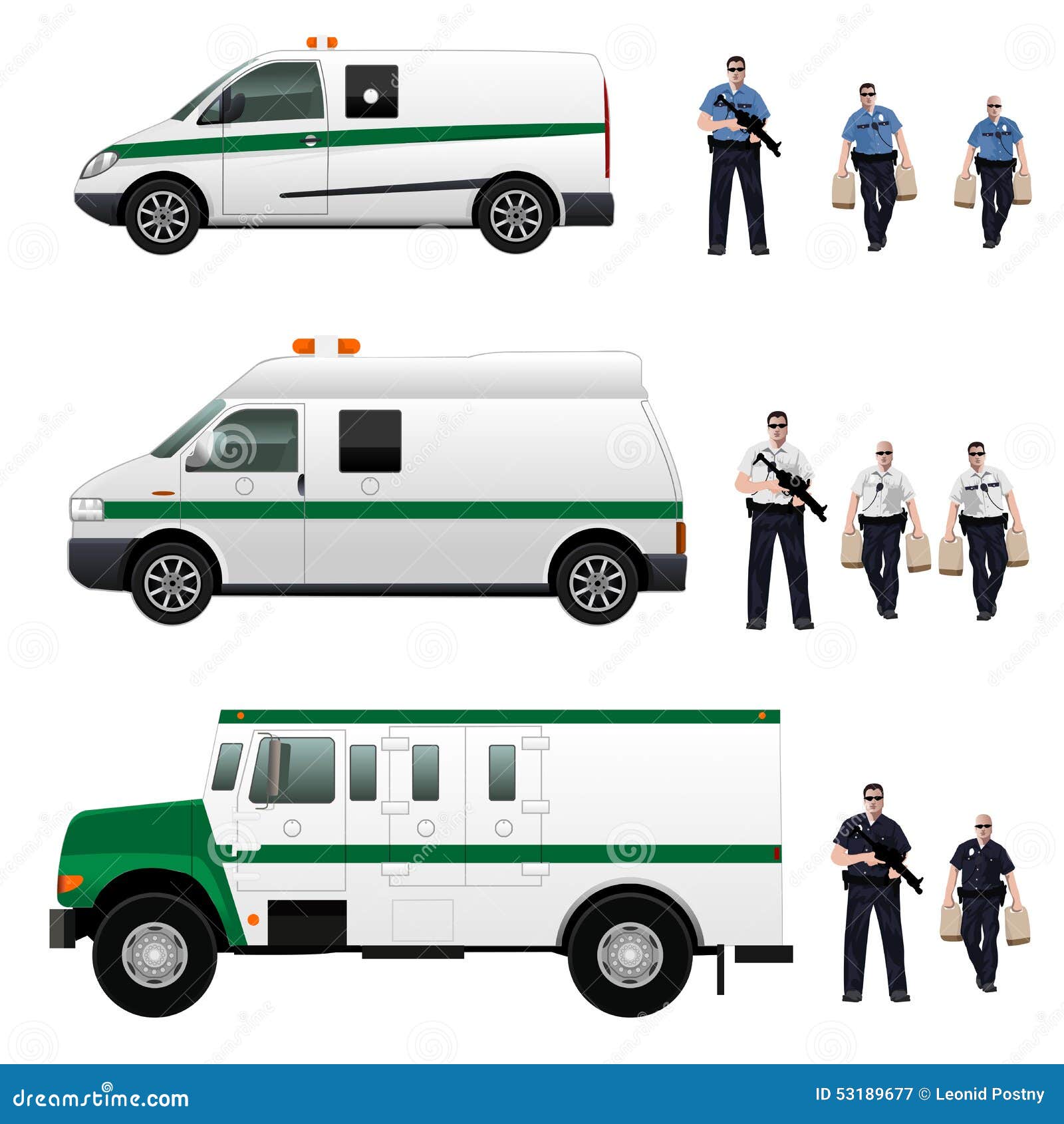 Bank armored car stock illustration. Illustration of white - 53189677