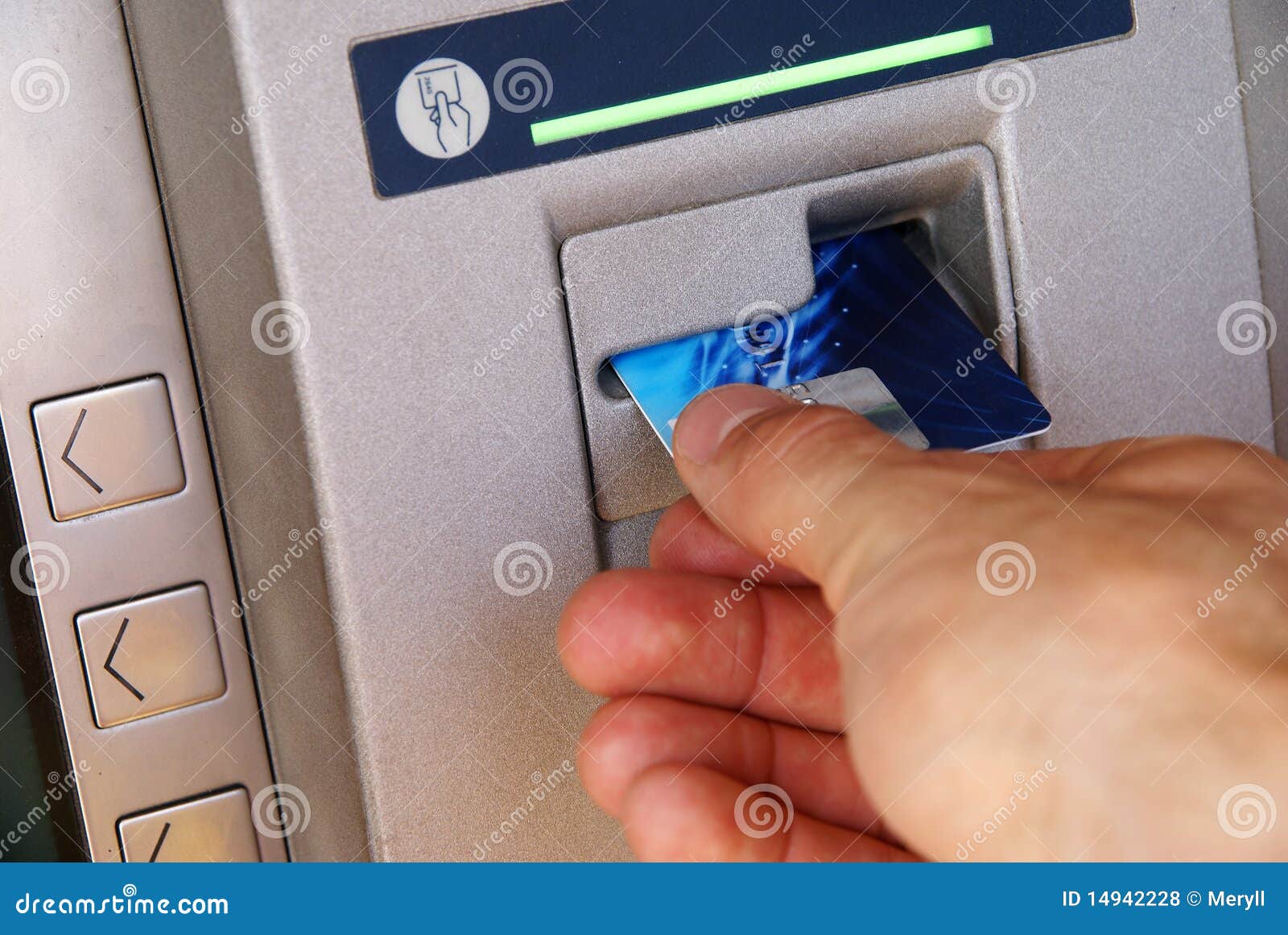 Bank ATM machine stock photo. Image of account, automatic - 14942228