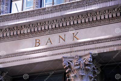 Bank building stock image. Image of classical, downtown - 1087261