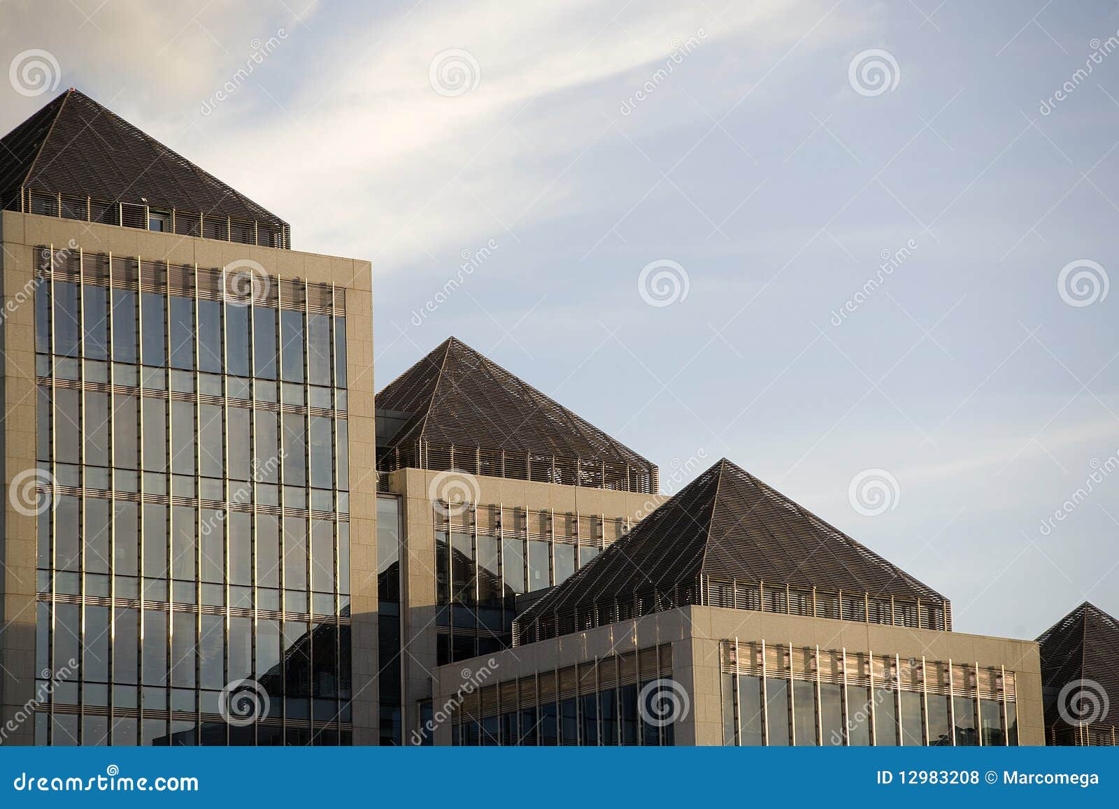 Bank building stock photo. Image of blue, business, building - 12983208