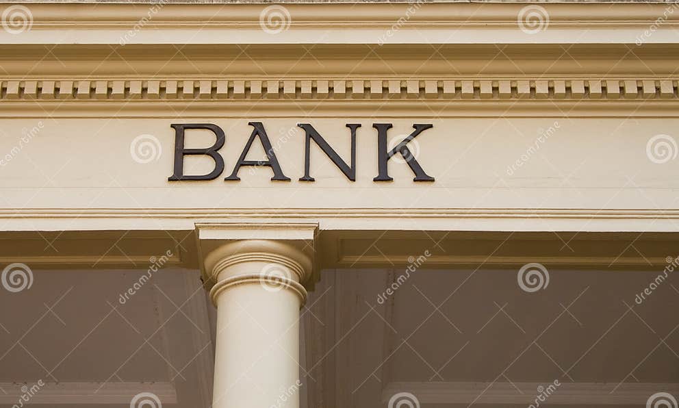 Bank building stock image. Image of commercial, african - 6286341