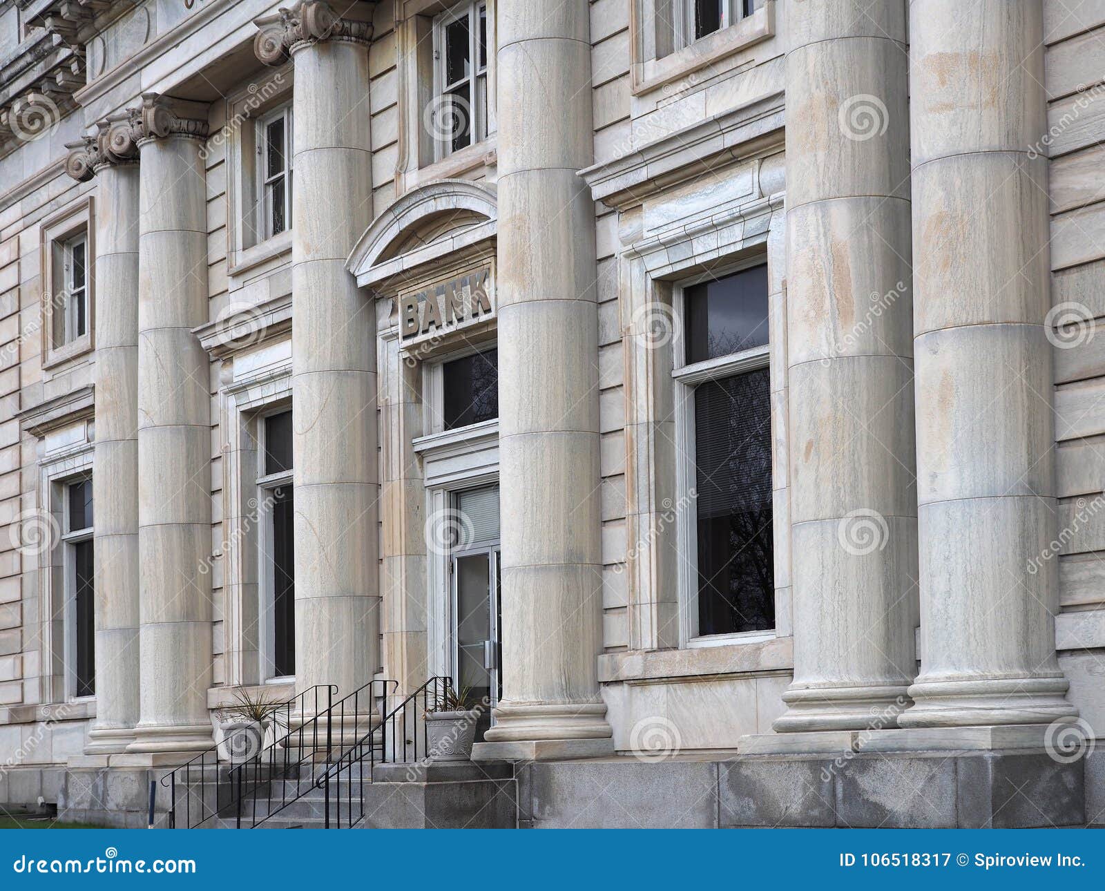 Bank building stock image. Image of exterior, money - 106518317