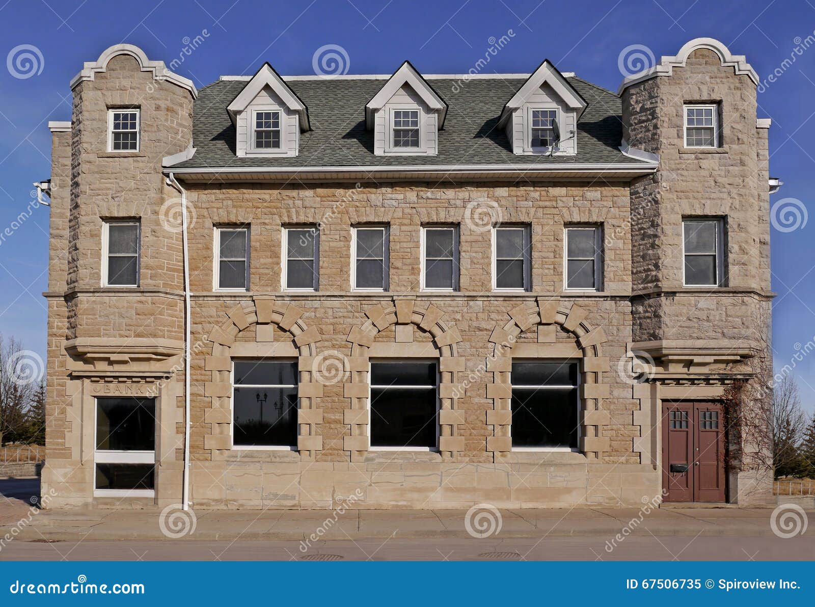 Bank building stock image. Image of exterior, victorian - 67506735