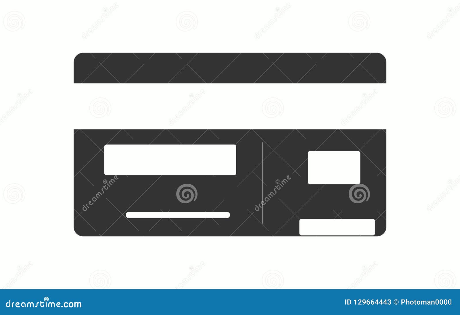 Bank card vector image stock vector. Illustration of profit - 129664443