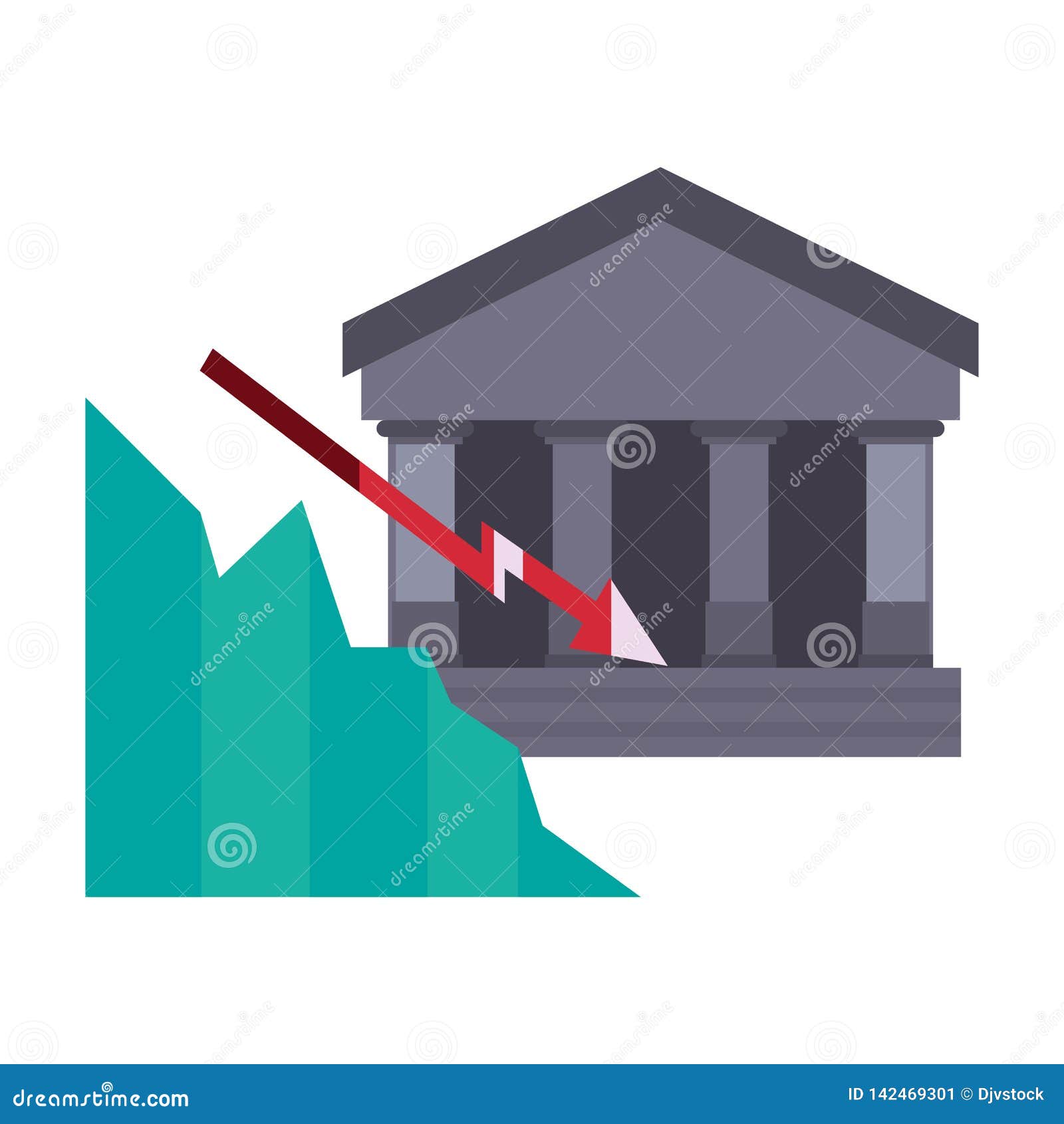 Chart Decrease Graph Stock Photo | CartoonDealer.com #107151240