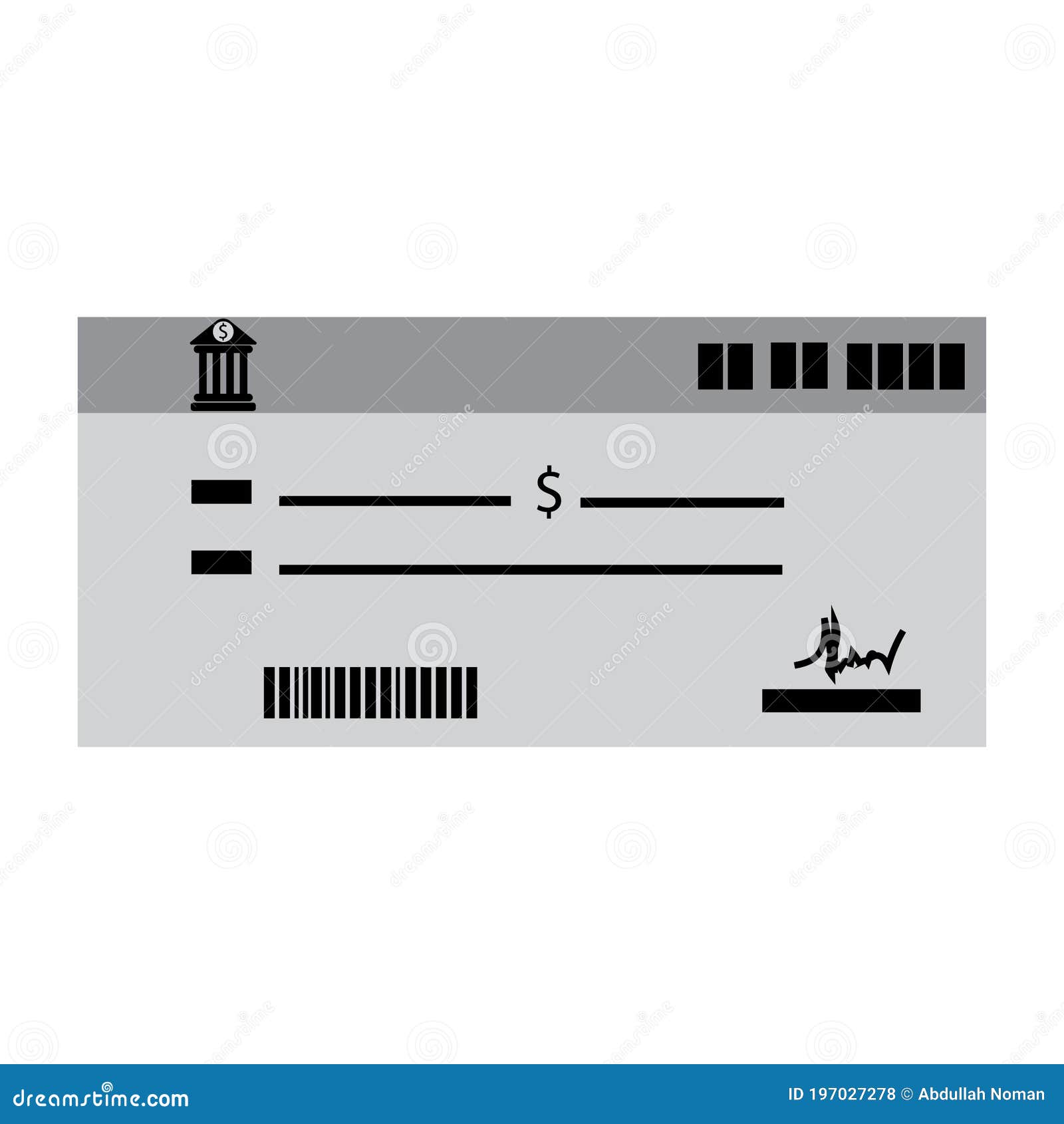 Bank Check Book Icon Design Stock Vector - Illustration of expense ...
