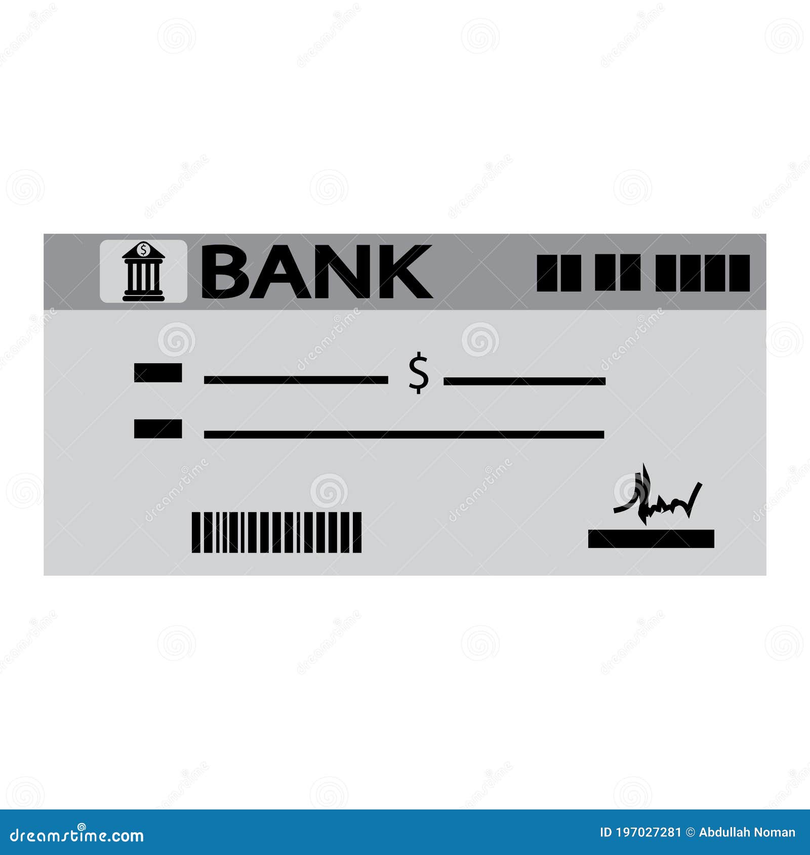 Bank Check Book Icon Design Stock Vector - Illustration of balance ...