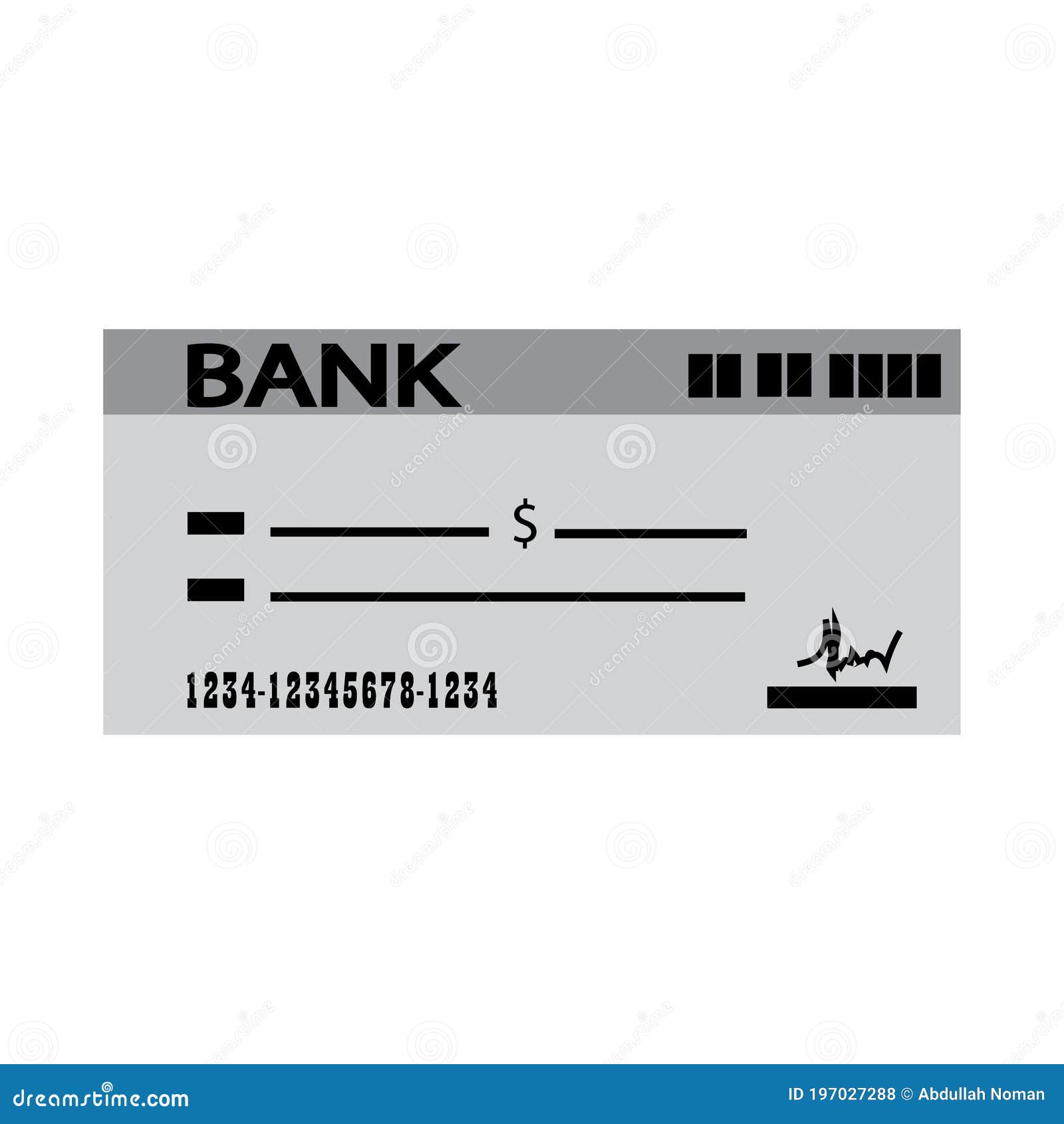 Bank Check Book Icon Design Stock Vector - Illustration of expense ...