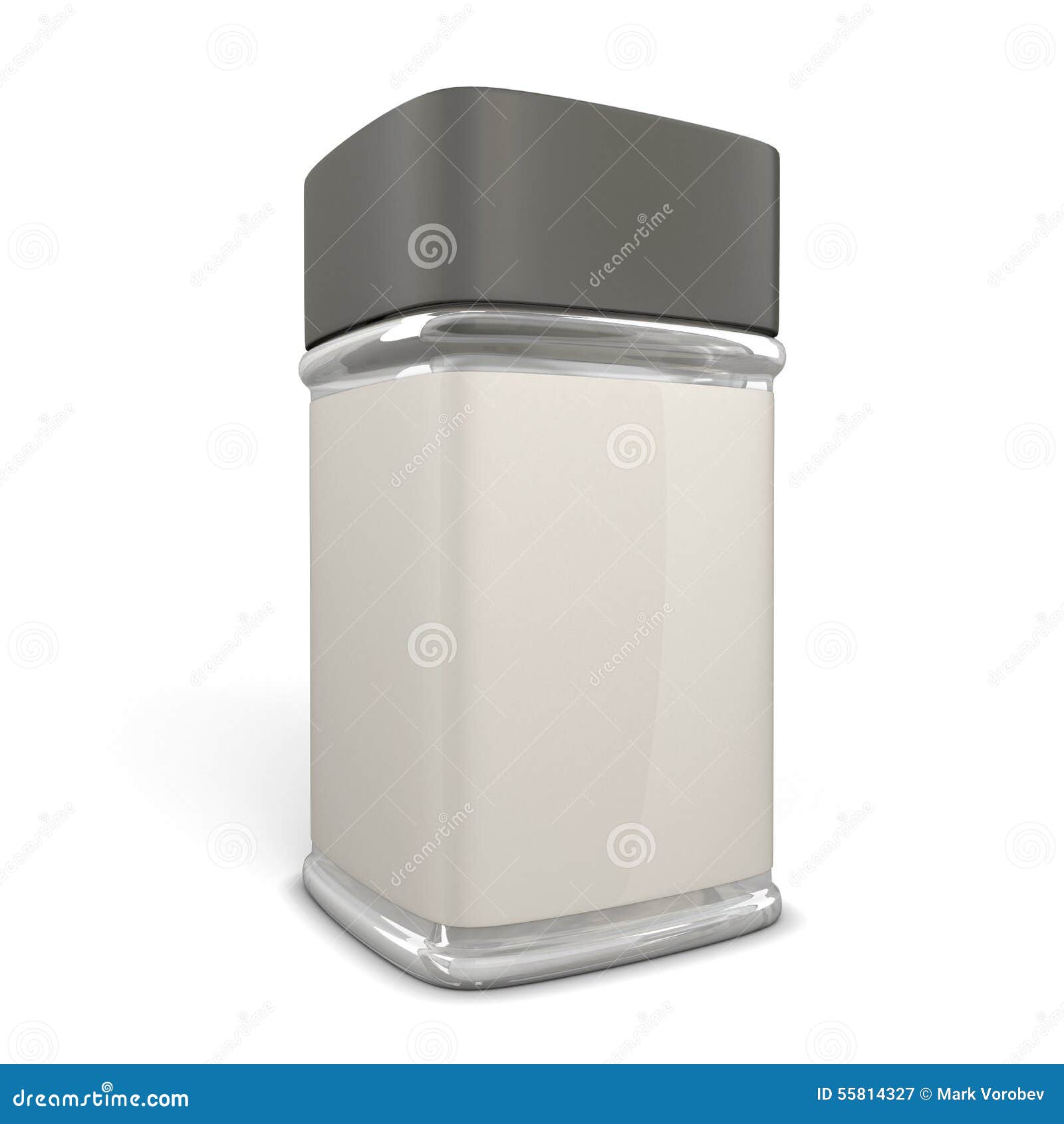 Bank of Coffee with Label for Design Stock Illustration - Illustration ...