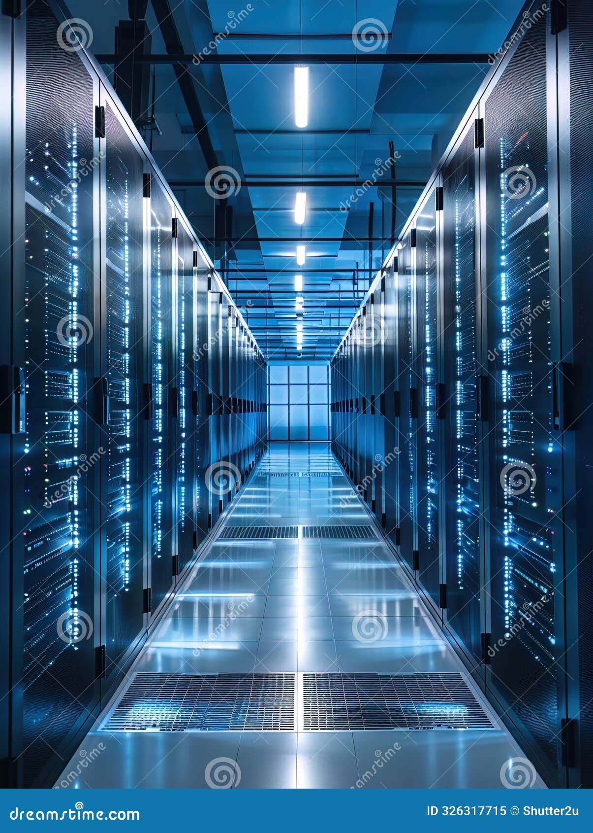 Bank Data Center with Advanced Cybersecurity Measures To Protect ...