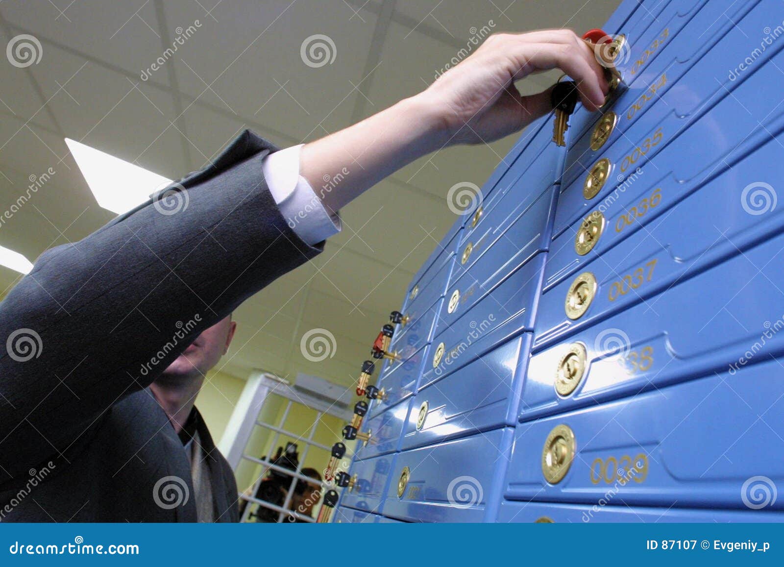 Bank-depository stock image. Image of wealth, keyed, cabinet - 87107