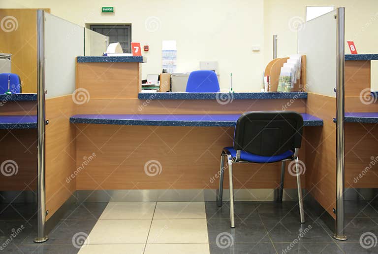 Bank desk stock photo. Image of bank, deposit, check, concepts - 4207164