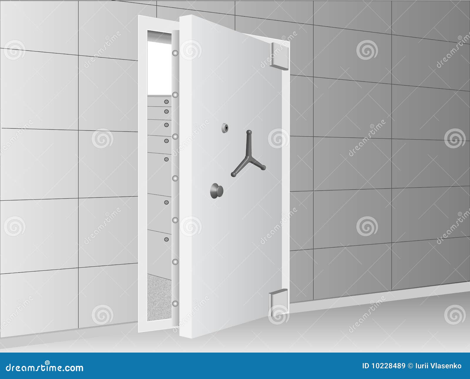 Bank door stock illustration. Illustration of account - 10228489