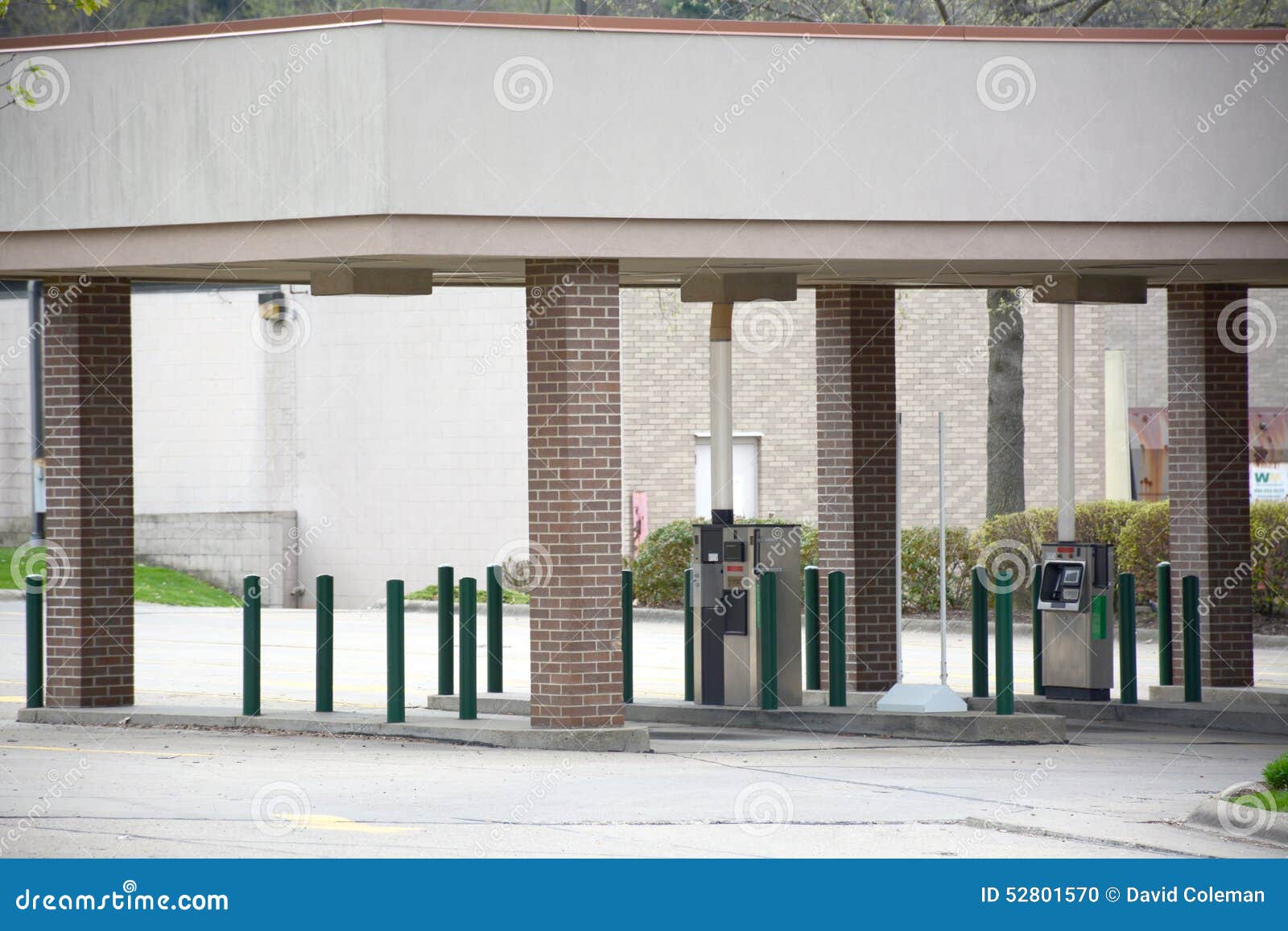 Bank drive through stock photo. Image of tubes, architecture - 52801570