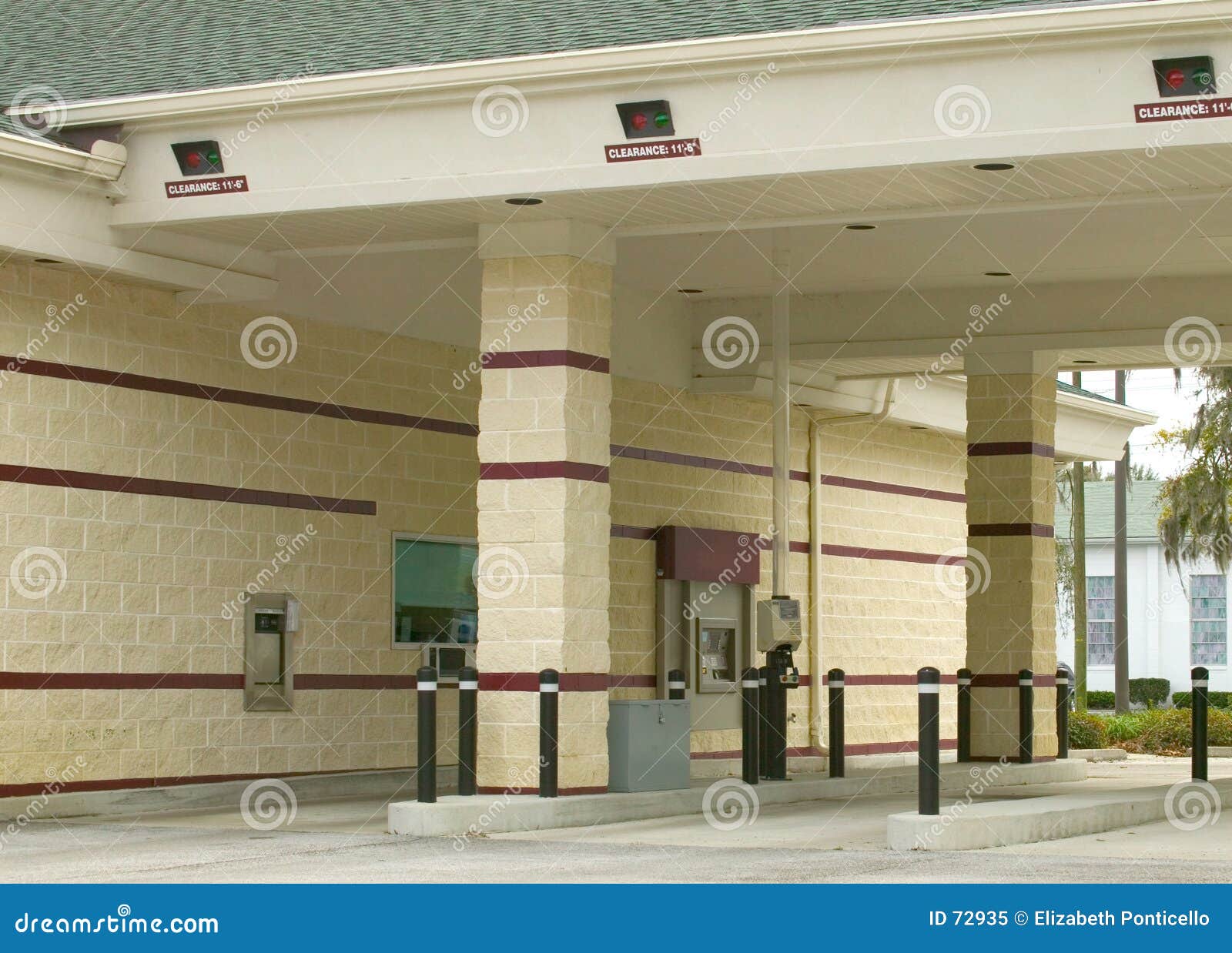Bank Drive Thru stock image. Image of bank, withdrawl, building - 72935