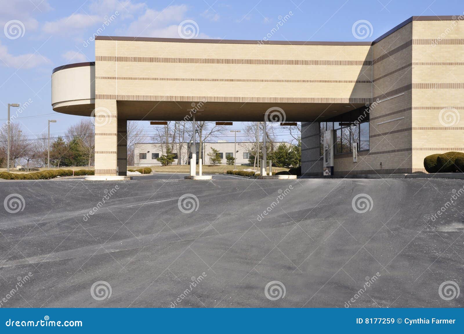 Bank drivethru stock image. Image of america, drivethru - 8177259