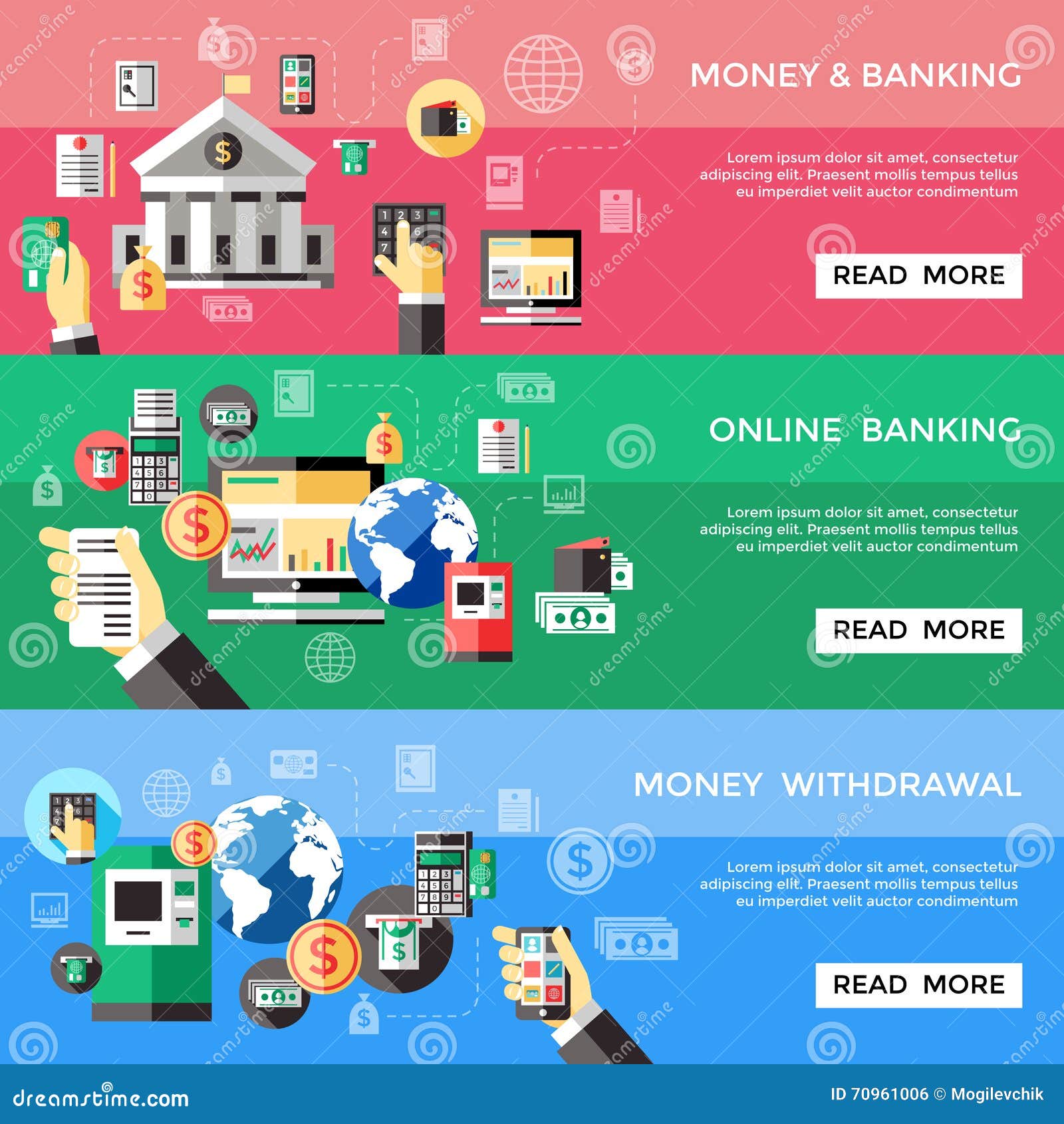 Electronic Banners Stock Illustrations – 6,154 Electronic Banners Stock ...