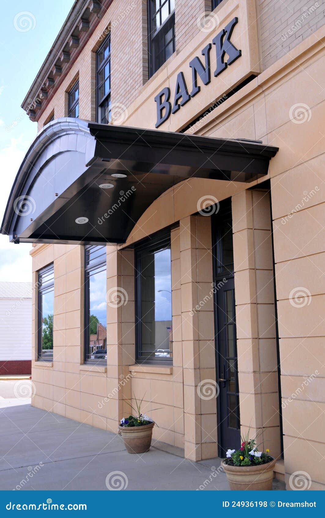 Bank entrance stock photo. Image of structure, credit - 24936198