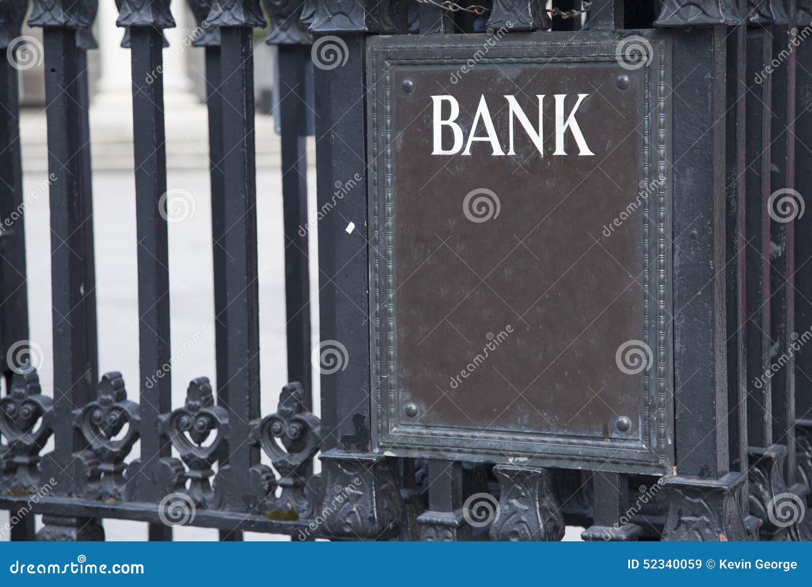 Bank Entrance Sign Marble Wall Royalty-Free Stock Photography ...