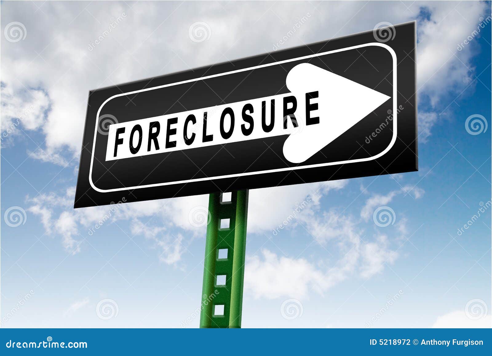 Bank Foreclosure Stock Illustration Illustration Of Default 5218972