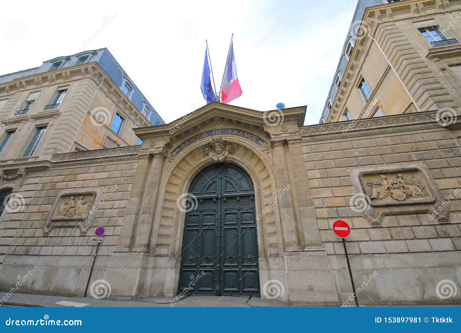 Bank of France Paris France Editorial Photo - Image of building, bank ...