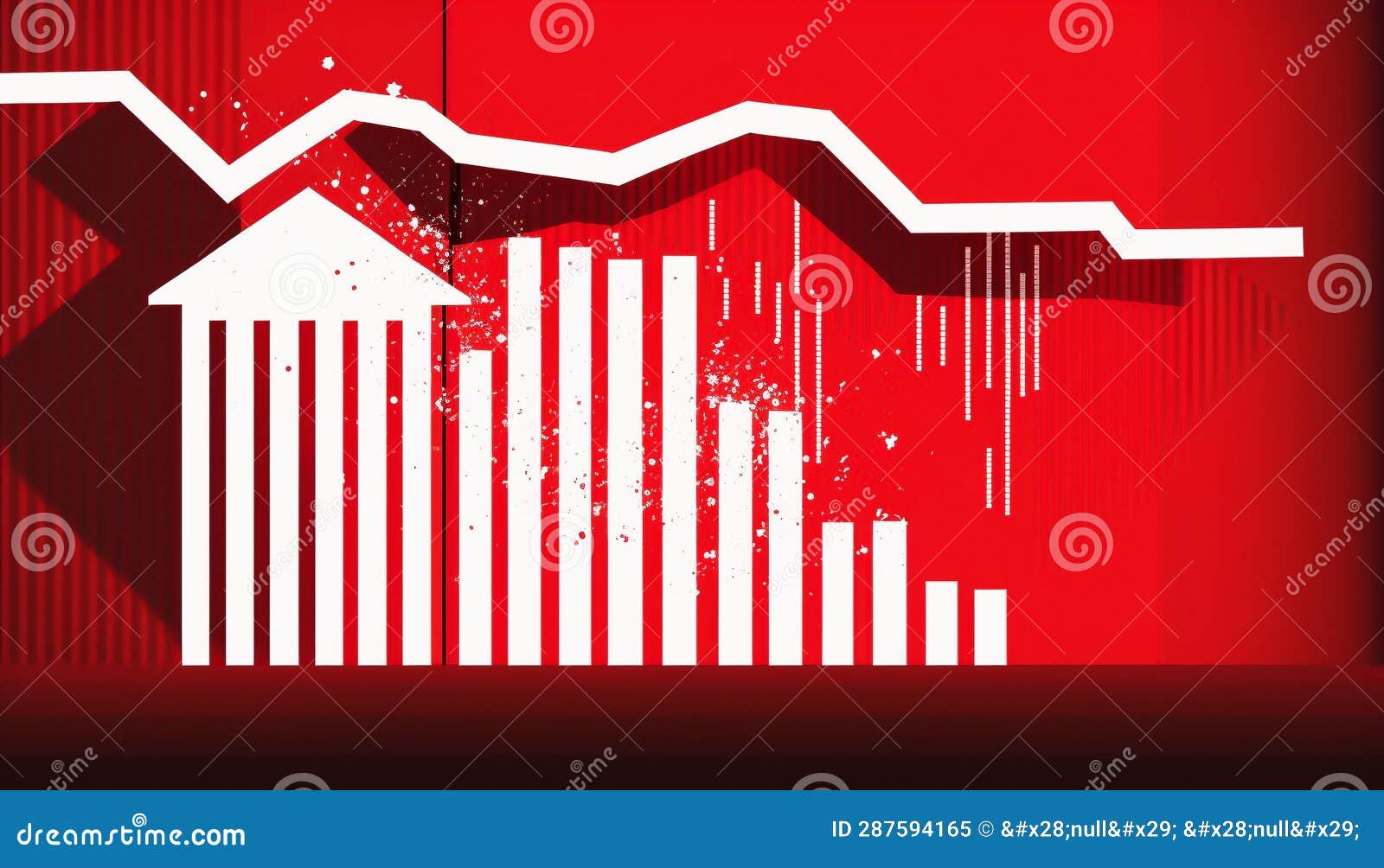 The Bank Icon Depicts a Picture of a Dollar Interest Rate Cut. Money ...