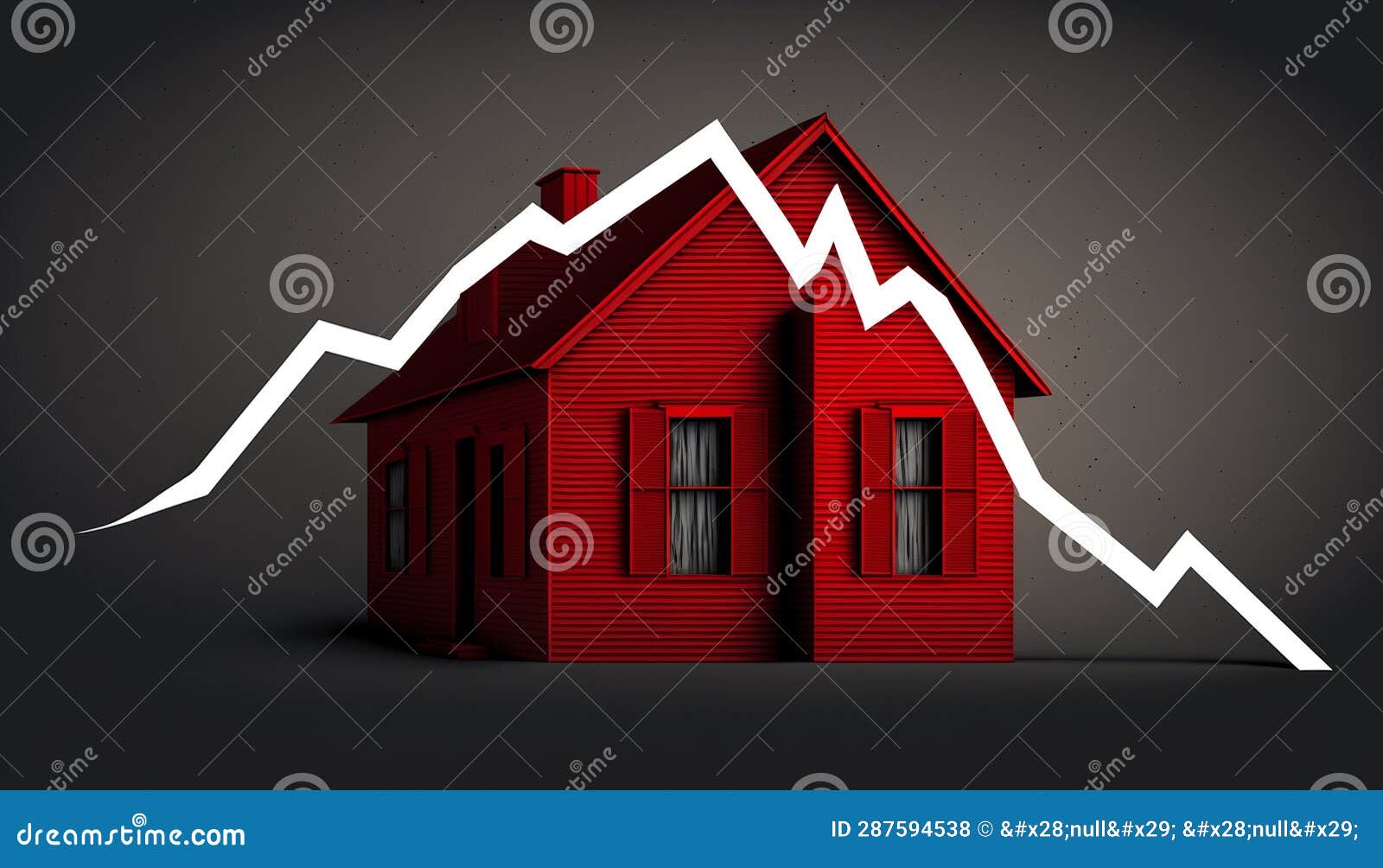 The Bank Icon Depicts a Picture of a Dollar Interest Rate Cut. Money ...