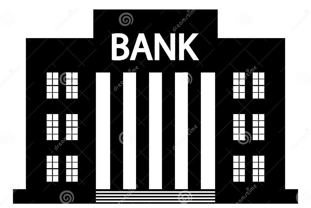 Bank icon stock illustration. Illustration of financial - 45843876