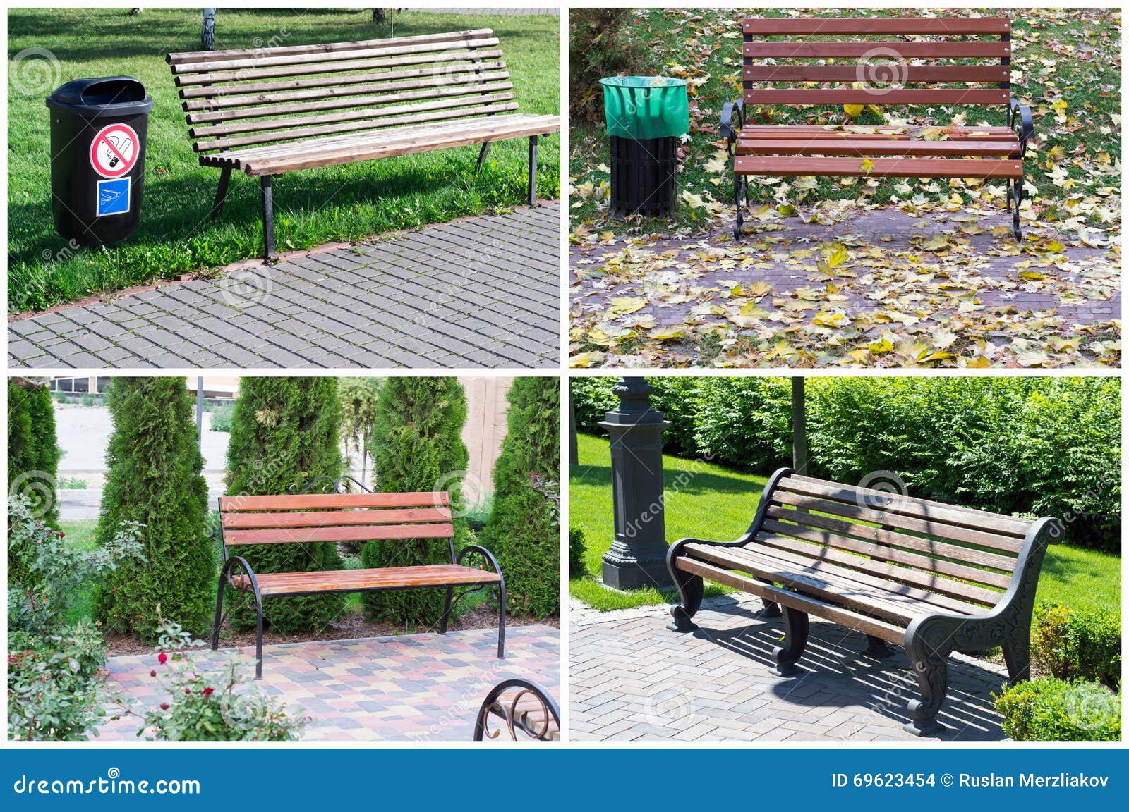 Bank im Park stockfoto. Bild von bänke, dosen, fotographie - 69623454