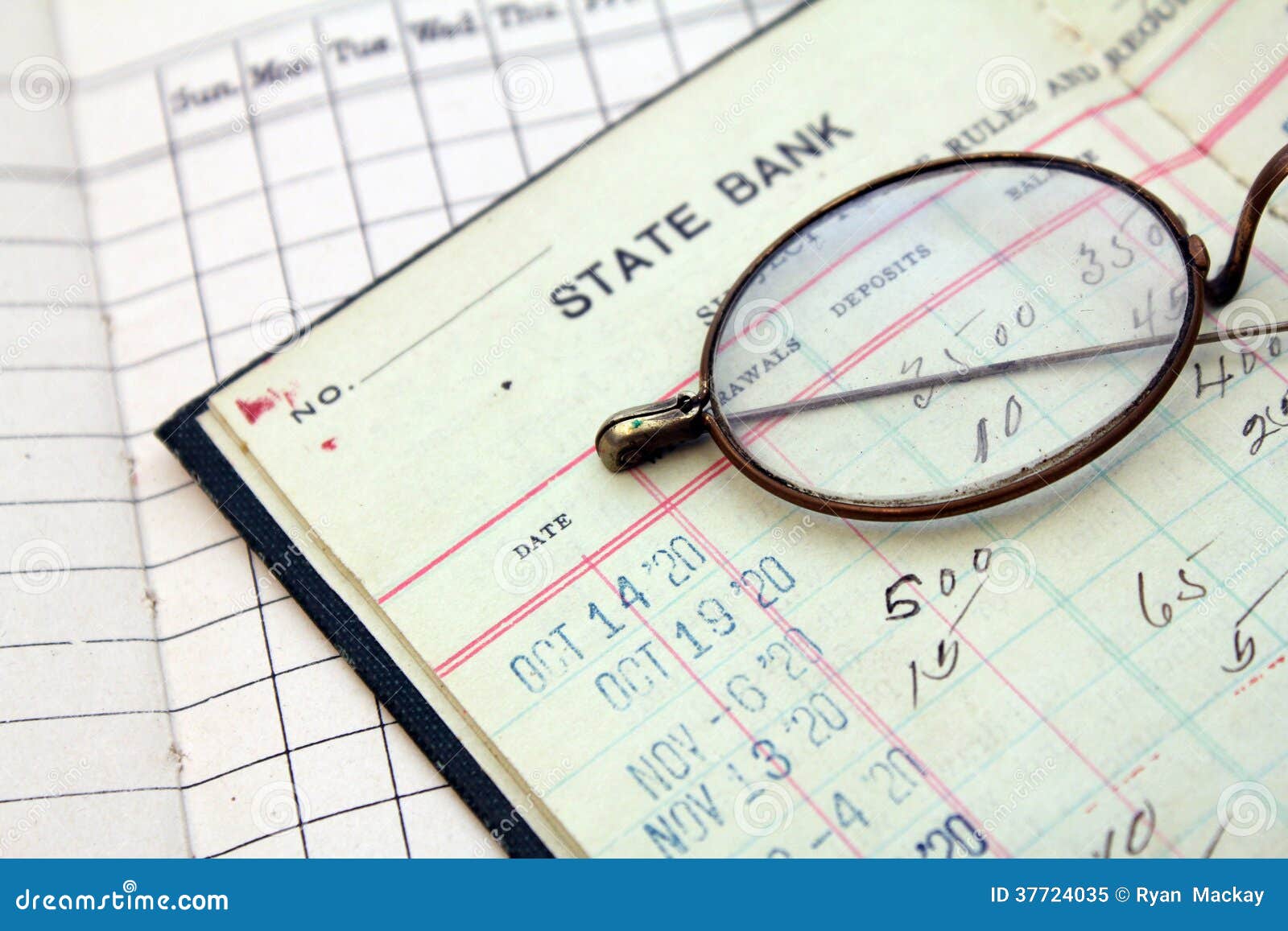 Bank ledger stock image. Image of ledger, expense, vintage - 37724035
