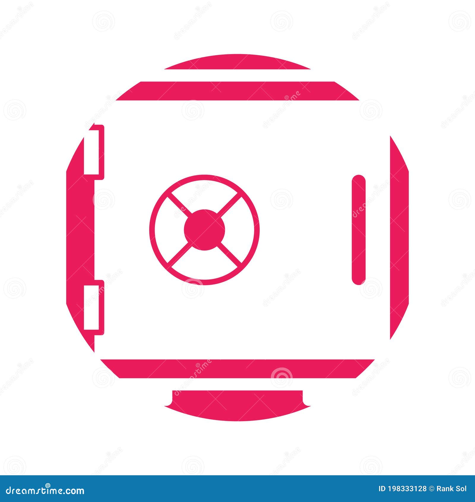 Bank Locker Glyph Background Vector Icon Which Can Easily Modify or ...