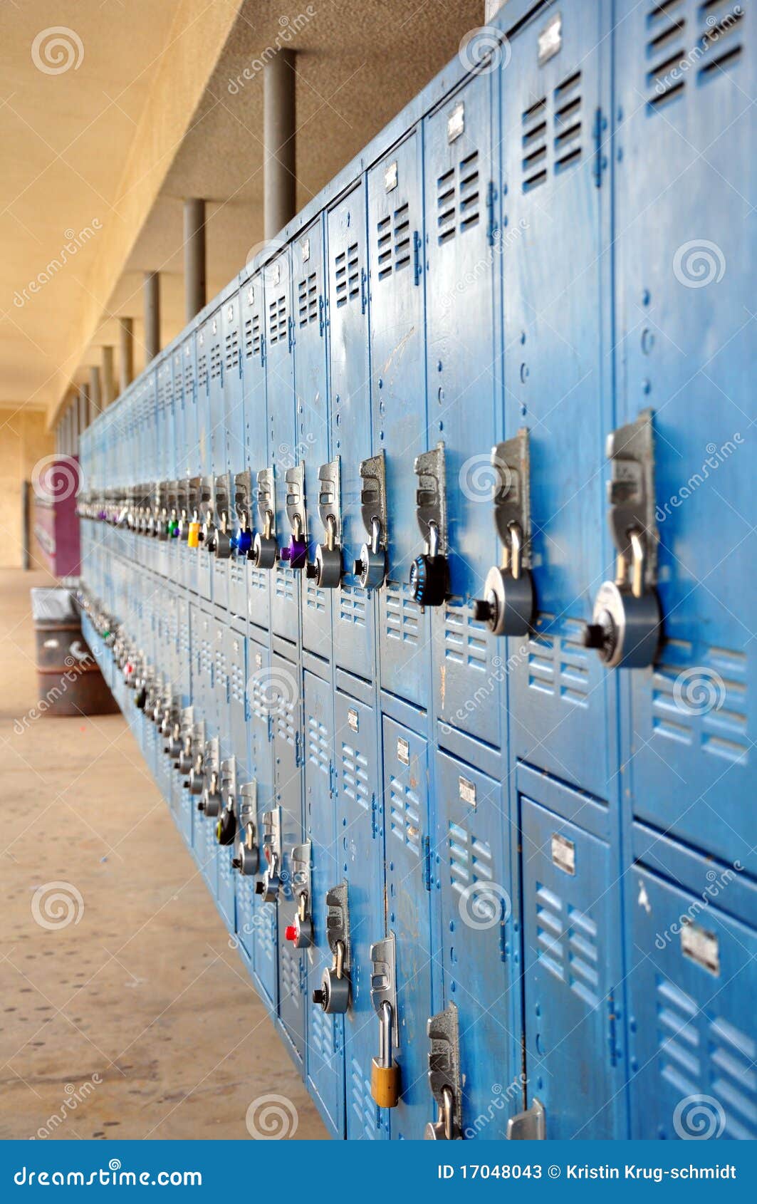 Bank of lockers stock image. Image of locks, class, bank - 17048043