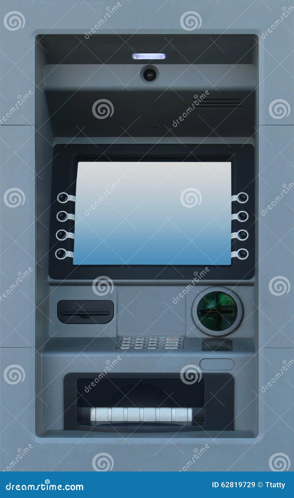 Bank machine stock image. Image of finance, machine, screen - 62819729