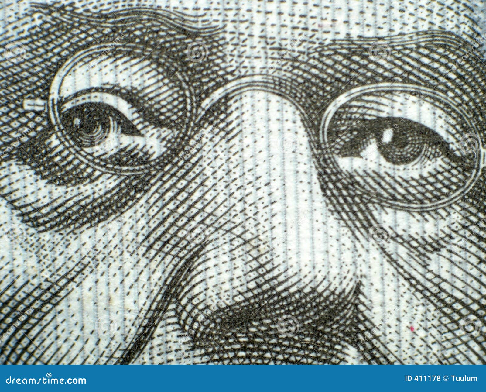 Bank note detail stock illustration. Illustration of details - 411178