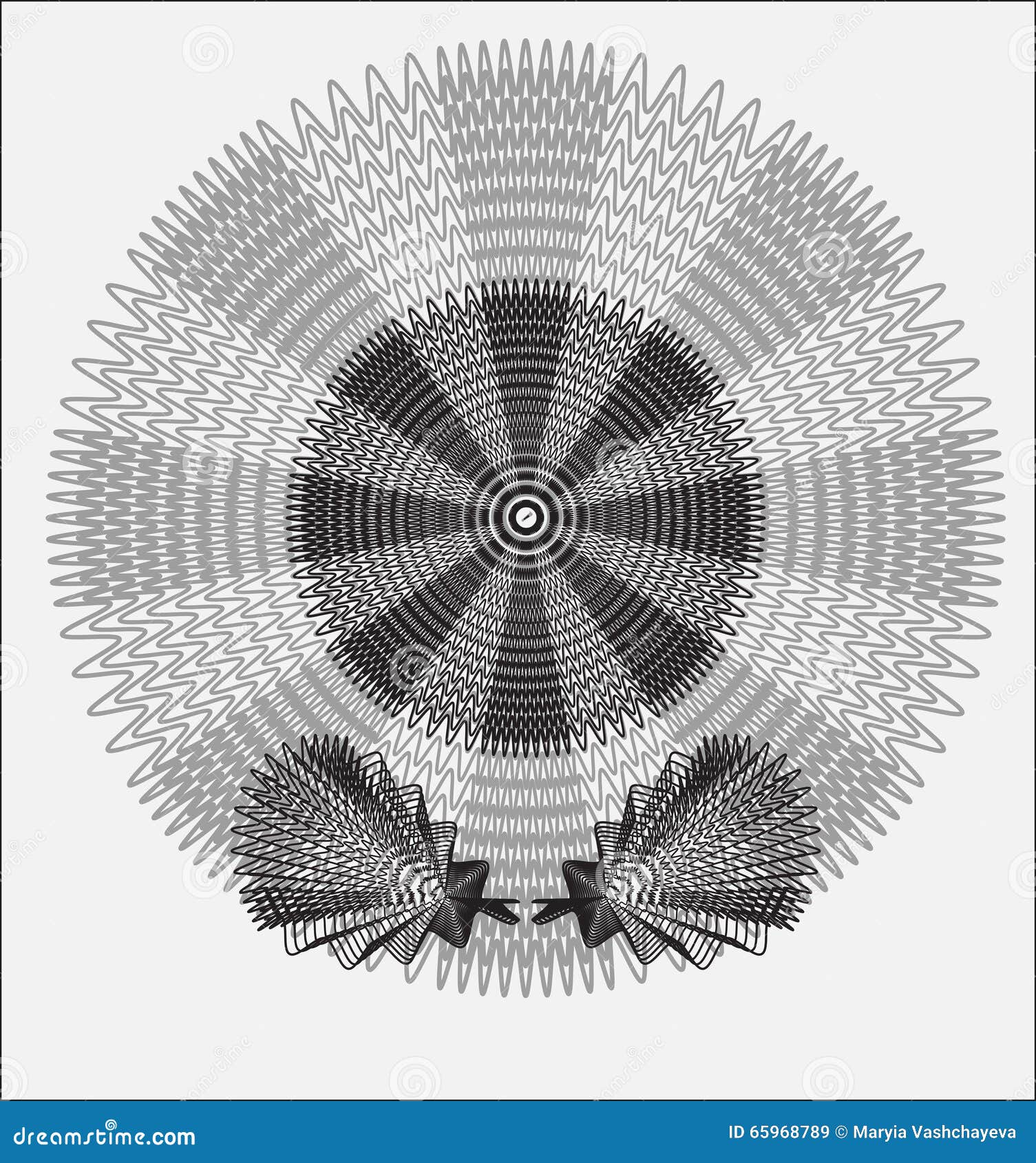 Bank note patterns stock vector. Illustration of floral - 65968789