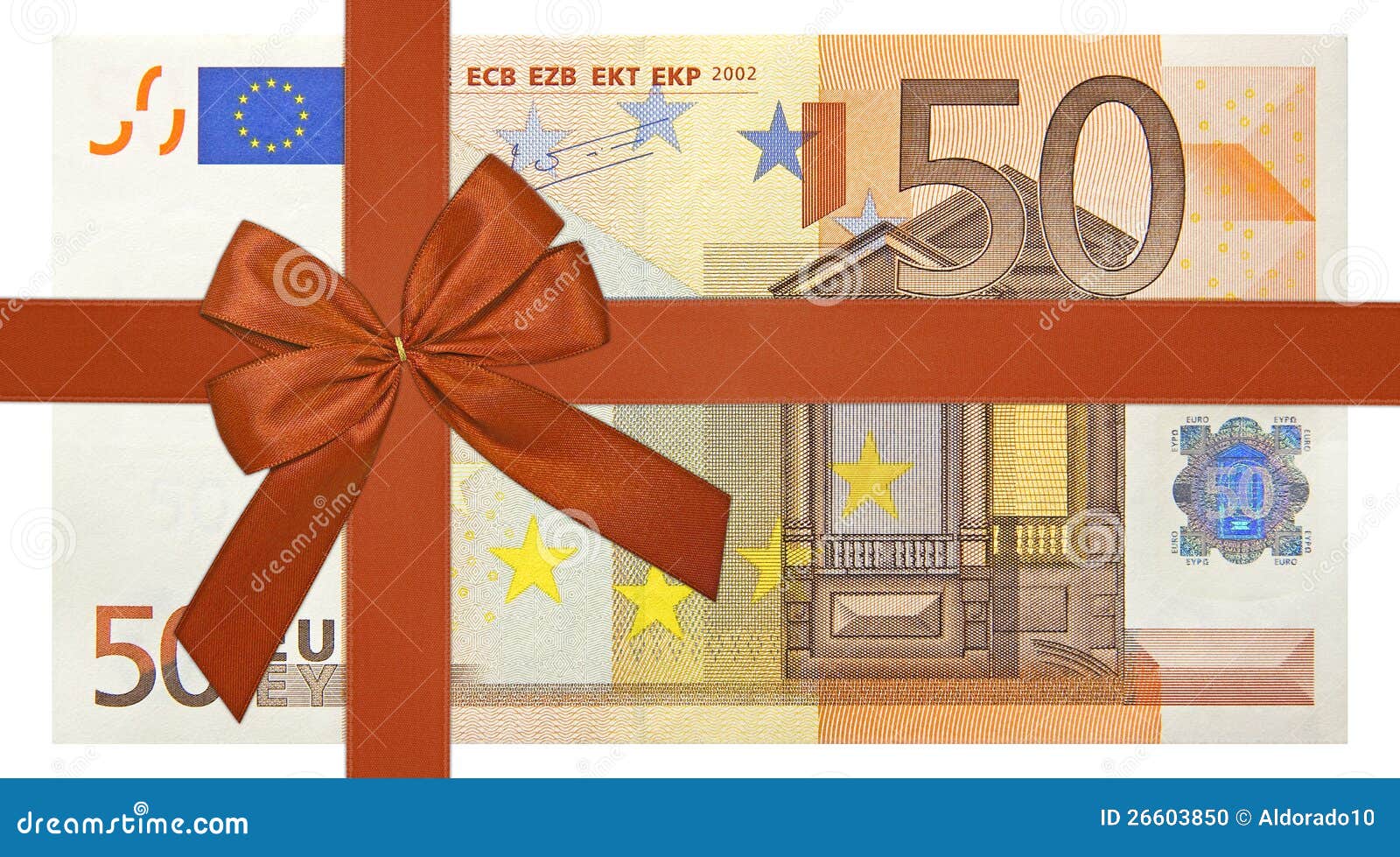 Bank note with red ribbon stock photo. Image of financial - 26603850