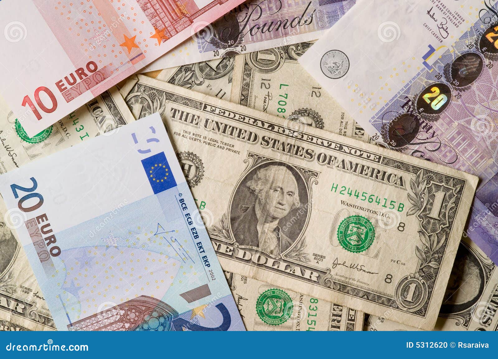 Bank notes stock photo. Image of currency, pound, nest - 5312620